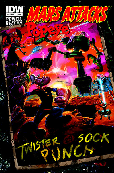 Mars Attacks Popeye #1 by IDW Comics – Spartan Comics Mars Attacks Popeye #1 by IDW Comics – Spartan Comics