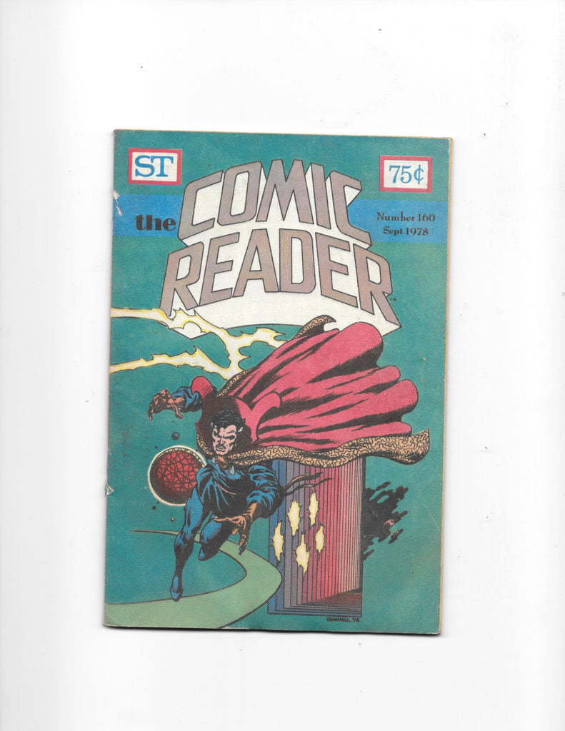 Comic Reader #160 by STREET ENTERPRISES – Spartan Comics
